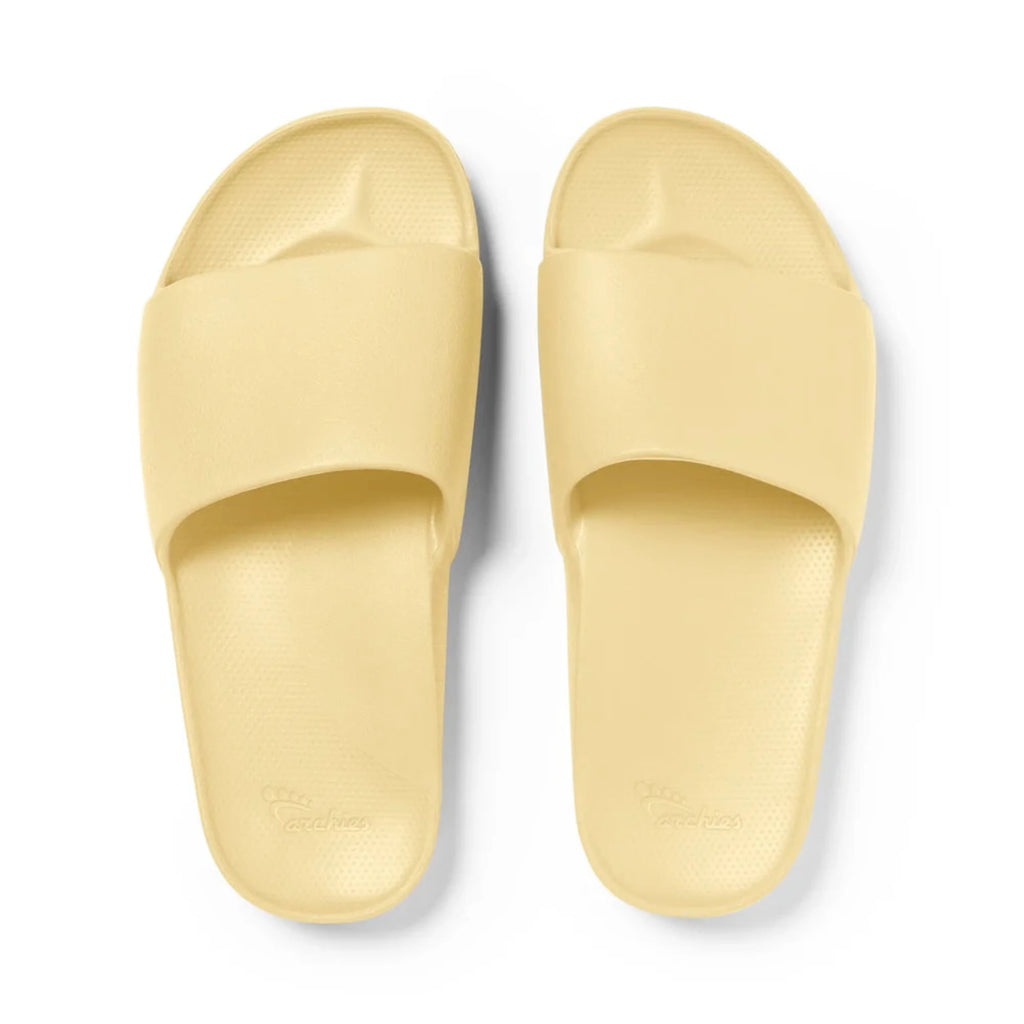 Arch Support Slides - Lemon – LITTLE HIAWATHA